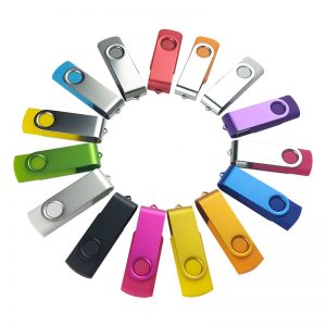 Ordinary rotating plastic U disk 32gb metal