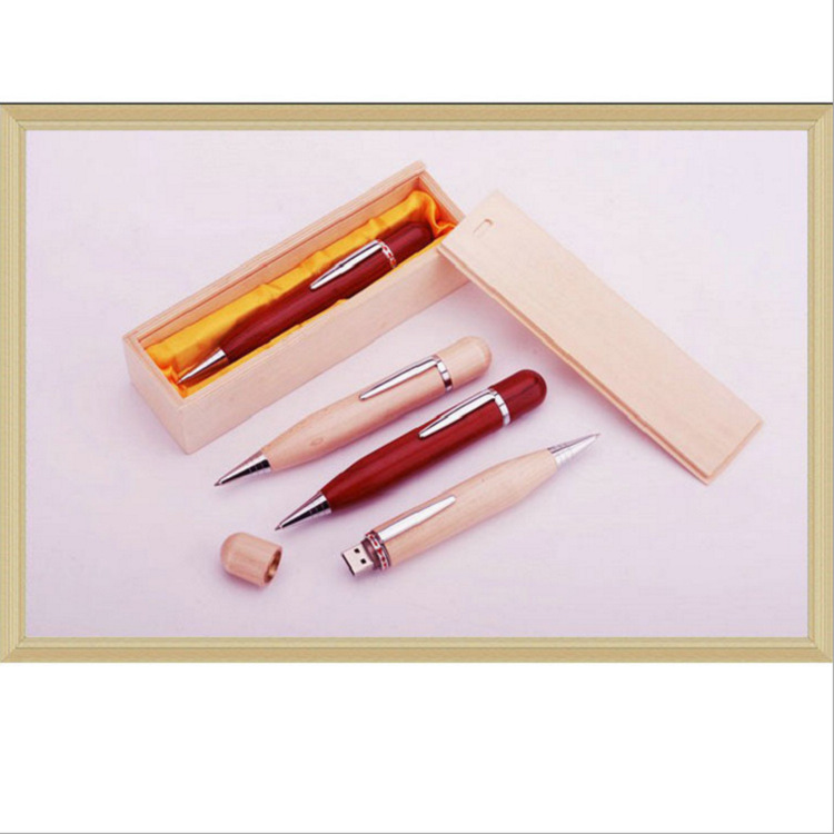 USB Sliding Lid Wood USB Flash Drive | flash drive wholesale