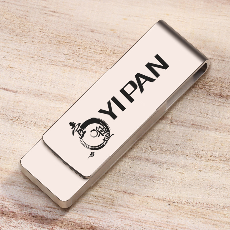 Metal rotating U disk car music U disk customized