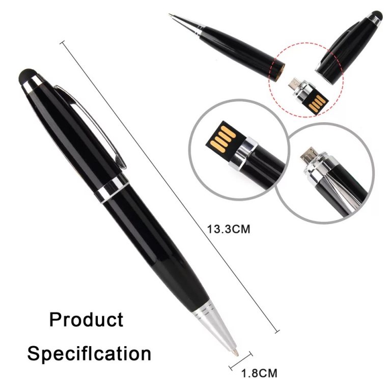 USB 2.0 3.0 pen flash drive metal ball pen flash
