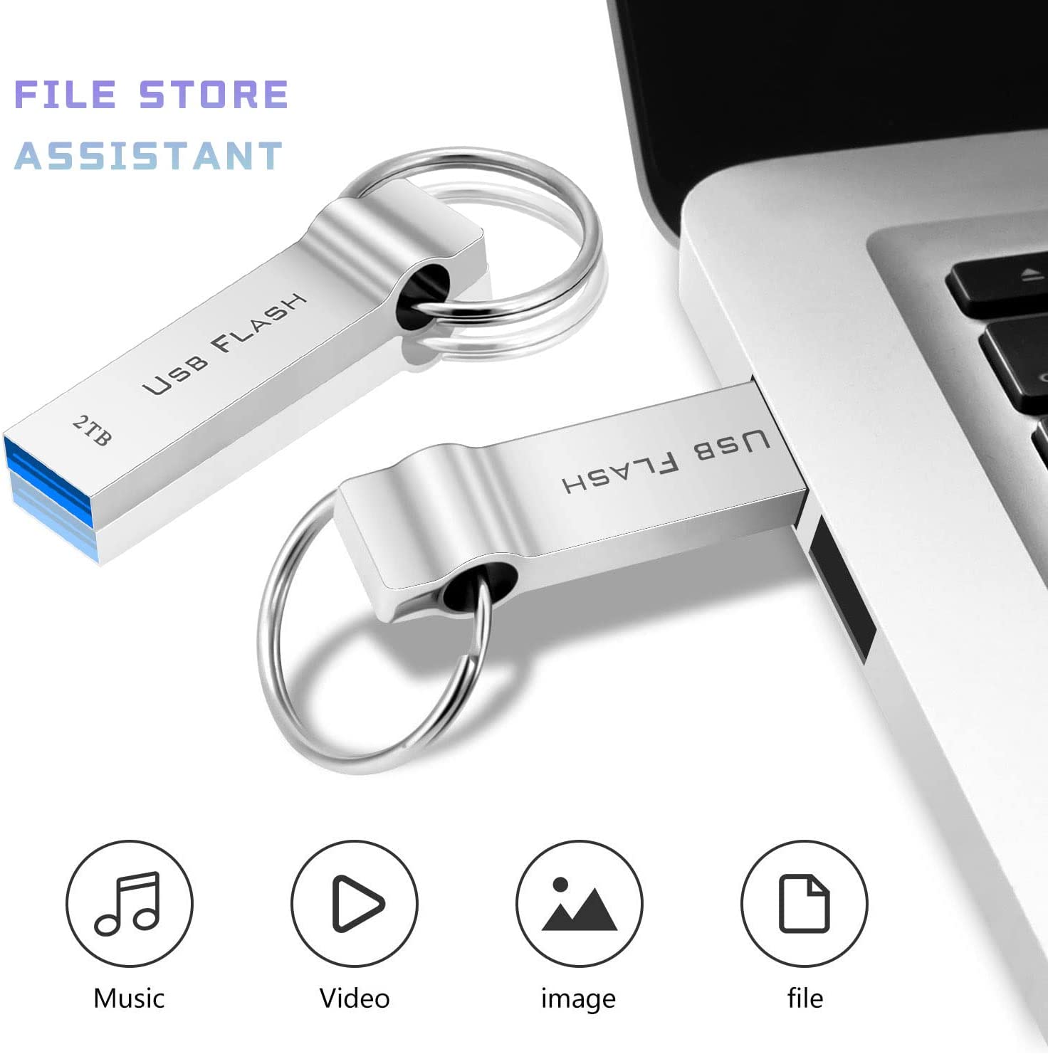 Usb Flash Drive 2tb Metal Memory Stick